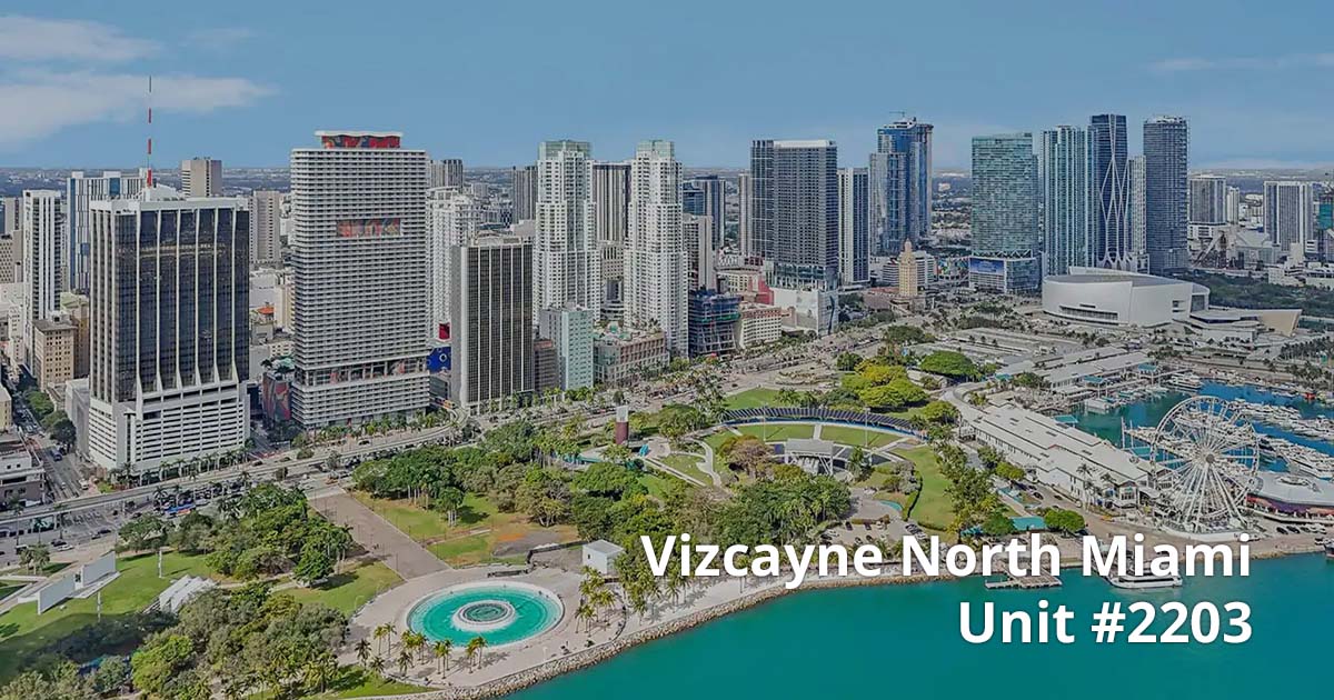 Luxury Waterfront Condo in Downtown Miami | Vizcayne Unit 2203